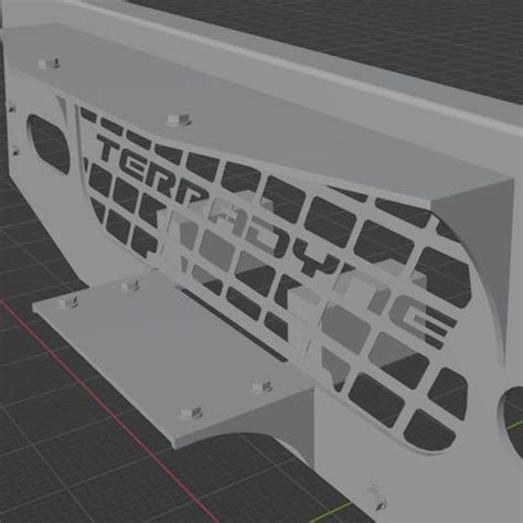 🐂 Terradyne Front Bash Crash Bar Functional Bull Bar Bumper・ Stl File