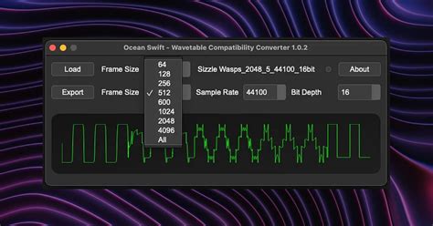 Wavetable Compatibility Converter Ocean Swift Synthesis