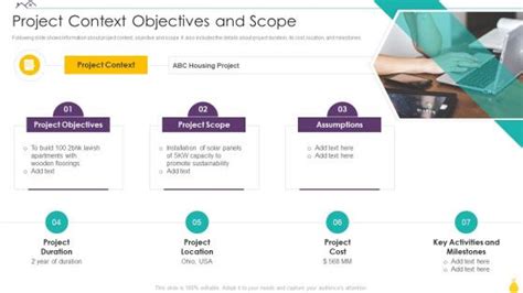 Scope And Objective Slide Team