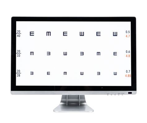 Lcd Visual Acuity Chart Aen Al Mustakbel