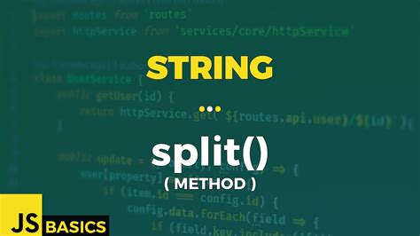 Javascript Basics String Split Method YouTube