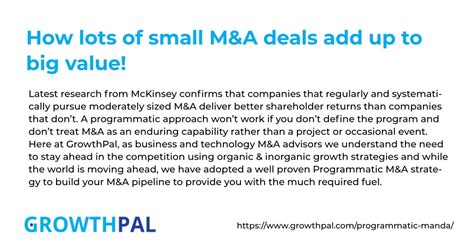 Ppt Adopt Programmatic M A And Build Your M A Pipeline With Growthpal