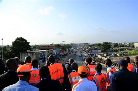 Infrastructures Visite Du Premier Ministre Sur Le Chantier Du 4e Pont