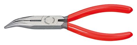25 21 160 Knipex Angled Long Nose Pliers W Cutter Inc