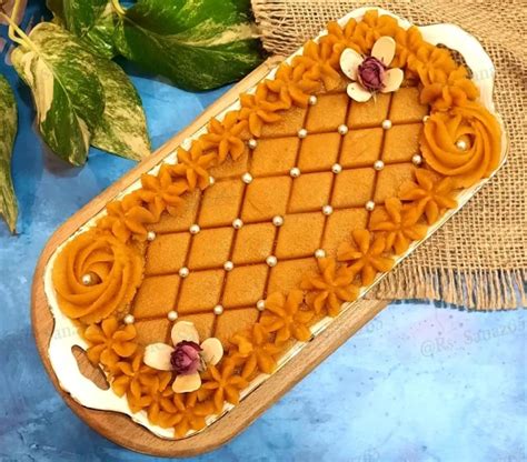 50 ایده تزیین حلوا برای مجالس مراسم ختم مهمانی و عروس