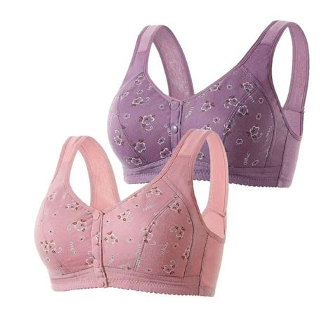 Homegardon Wirefree Bras With Support And Lift2pc Womans Comfortable