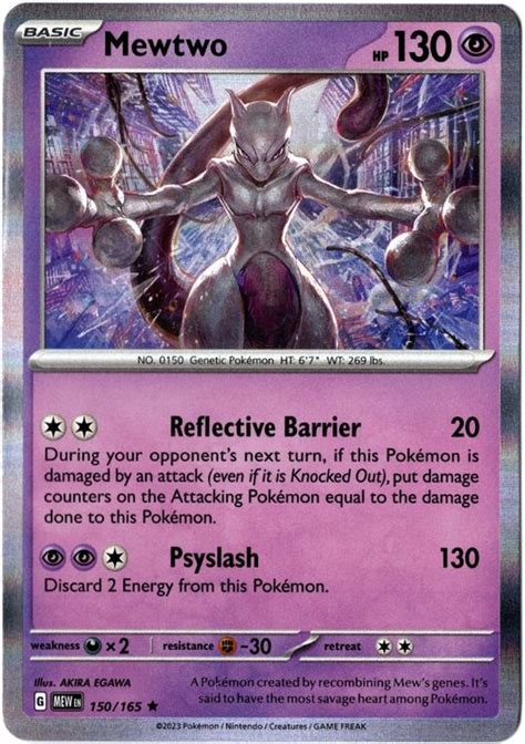 151 Mewtwo Mewtu Holo 150165 Kaufen Auf Ricardo