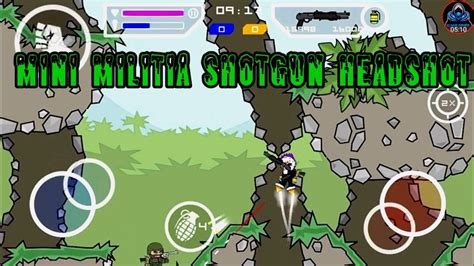 Mini Militia Shotgun Headshot And Tips Youtube
