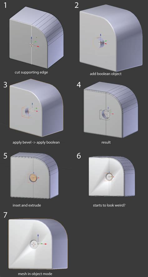 Tidying Topology After Punching A Hole Boolean Pic Attached