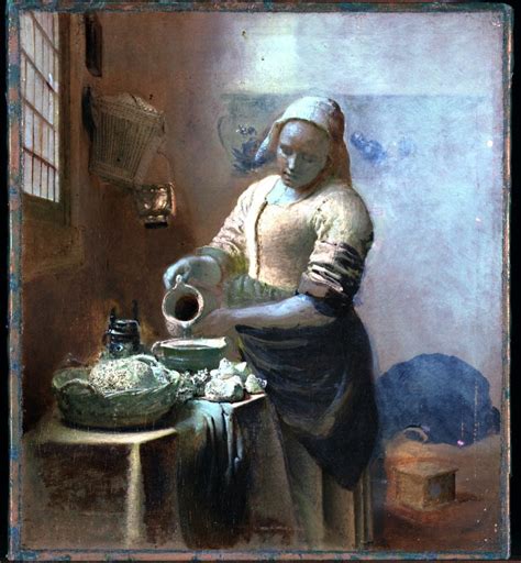What Is Vermeers Beloved Milkmaid Hiding Scholars Have Used New X