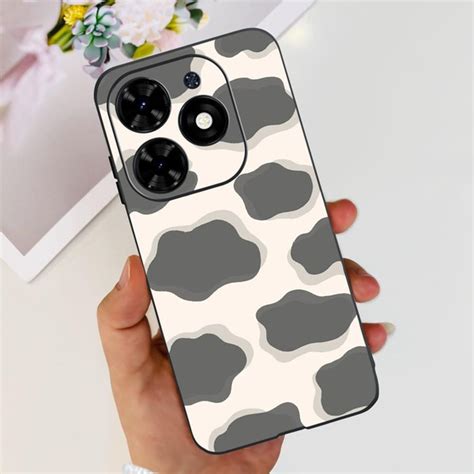 Для чехла Tecno Spark Go 2024 Bg6 Эстетичный Модный милый мультяшный рисунок противоударный