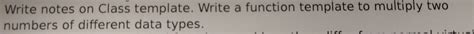 Solved What Is Function Overloading Write A Simple C