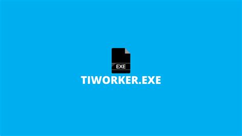 Qué es TiWorker exe Como arreglarlo Guía