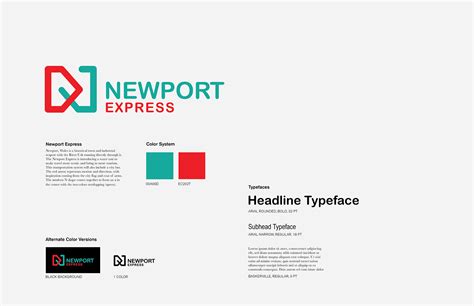 Newport Express Brand Identity App Design On Behance