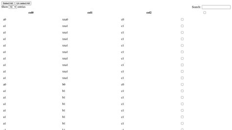 Datatables Checkbox Manipulation