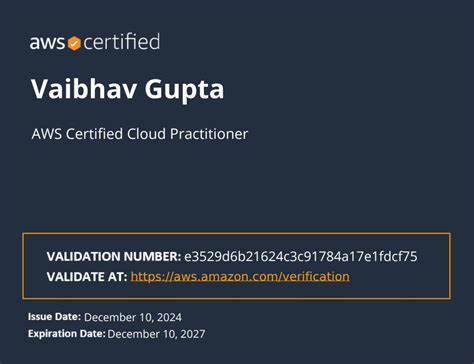 Vaibhav Gupta On Linkedin Excited To Share The Completion Of Aws Cloud