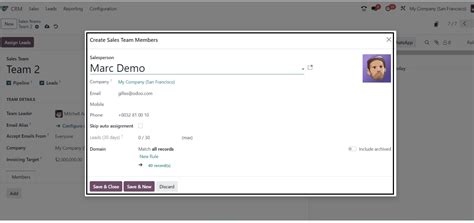 how to periodically assign leads based on rules in odoo 17 crm