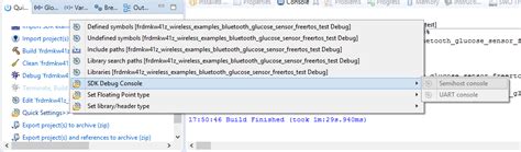 How To Enable KW41Z BLE Examples Semihost Debug Console NXP Community