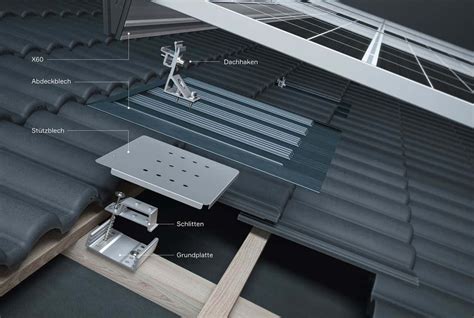 Photovoltaik Flexibles Montagesystem für Ziegeldächer