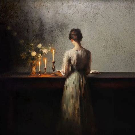 Candlelight Reading Art Print Reading Art Art Prints Candlelight