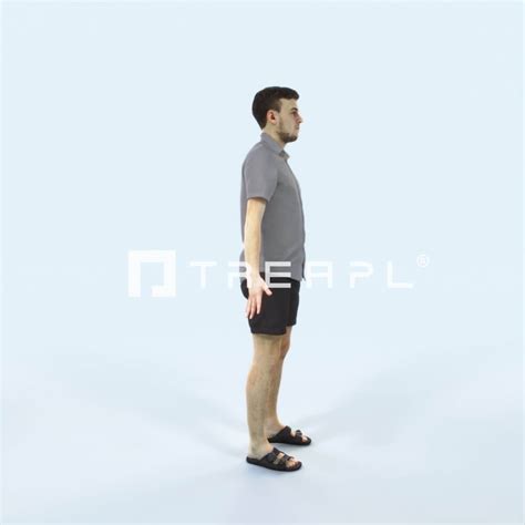 Veracity 18 F Animated Rigged Summer Casual Man 3d Model By Treapl