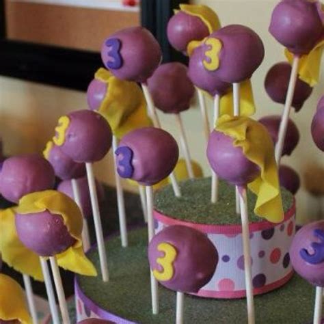 Rapunzeltangled Inspired Cake Pops Rapunzel Party Birthday Parties Birthday Party