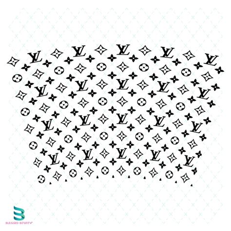 Louis Vuitton Tumbler Wrap Svg Louis Vuitton Svg Starbucks Inspire