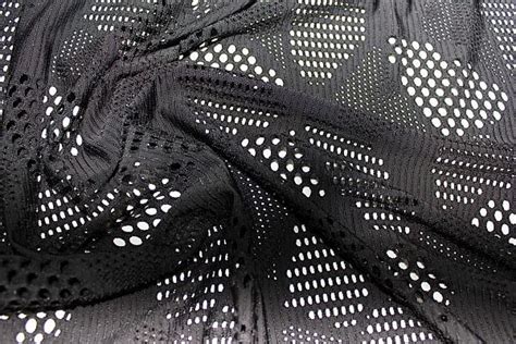 Honeycomb Activewear Stretch Mesh Fabric