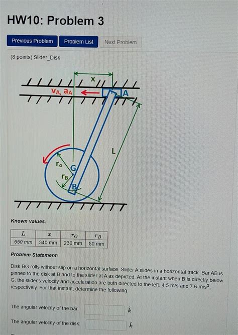Solved Hw10 Problem 3 Previous Problem Problem List Next