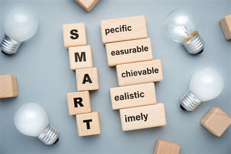 Smart Acronym Smart Goal Setting Concept Stock Image Image Of Timely