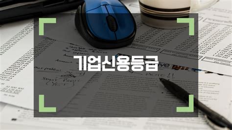 기업신용등급 기업신용평가등급 현금흐름등급 네이버 블로그