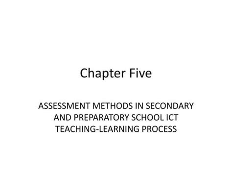 Non Test Assessment Ppt