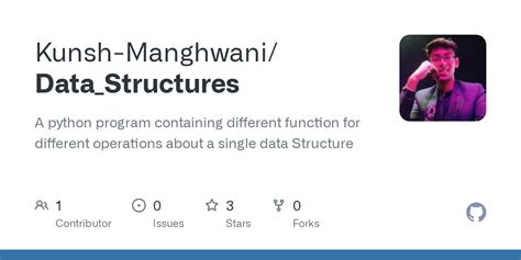 Github Kunsh Manghwanidatastructures A Python Program Containing