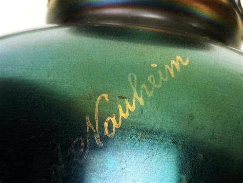 Vase Glass Iridescent Art Nouveau Enamel Catawiki
