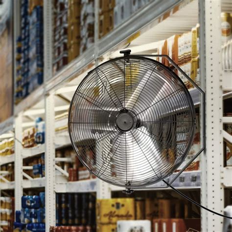 Buy Simple Deluxe 24 Inch Industrial Wall Mount Fan 3 Speed Commercial