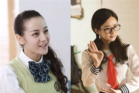 同演學生的迪麗熱巴和趙麗穎一個被誇像校花，一個被批像笑話 每日頭條