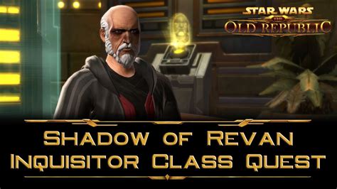 SWTOR Shadow Of Revan Inquisitor Class Mission YouTube