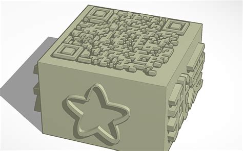 3d Design Qr印章 Tinkercad