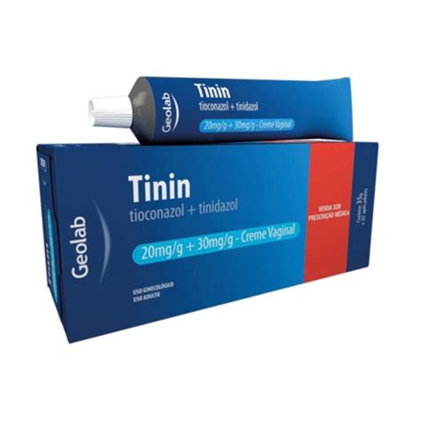 Creme Vaginal Tinin 35g7 Aplicadores Geolab Industria Far