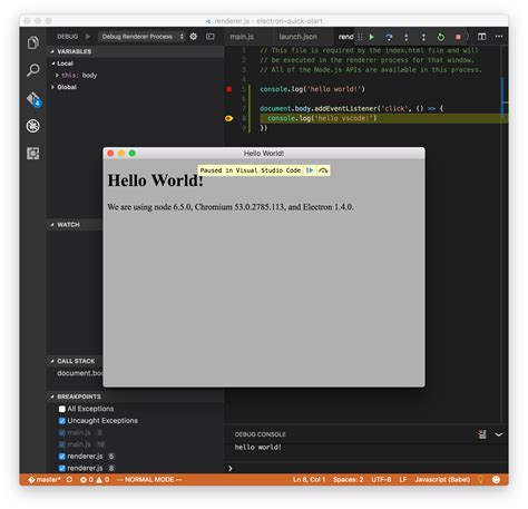 Debug Electron App With VS Code Pine S Blog