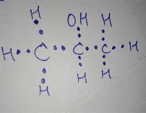 Give The Electron Dot Structure For C3h8o