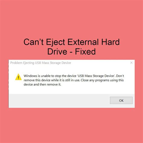 Cant Eject External Hard Drive Fixed Get It Solutions