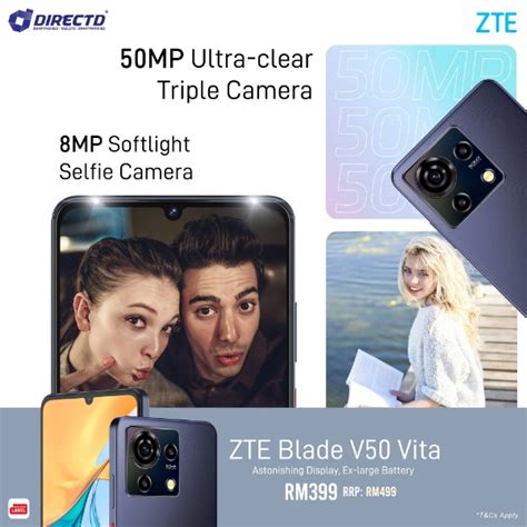DirectD Retail Wholesale Sdn Bhd Online Store ZTE Blade V50 Vita
