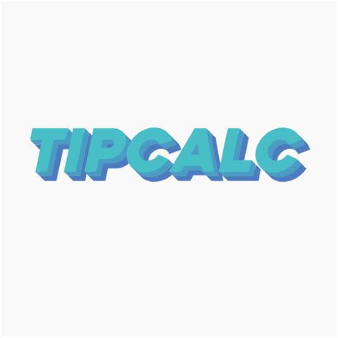 Tipcalc Calculate Your Tip App Su Google Play