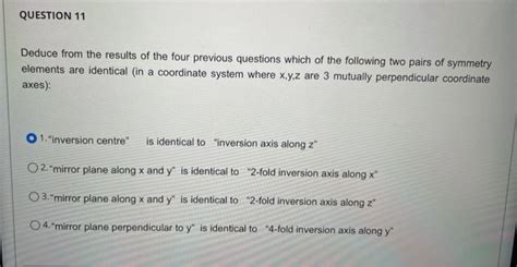 deduce from the results of the four previous