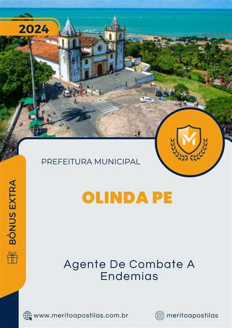 Apostila Agente De Combate A Endemias Prefeitura De Olinda Pe 2024