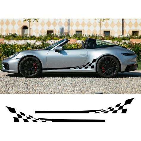 Buy Showkanbay Car Side Skirt Stripe Decal Decals For Porsche 911 997
