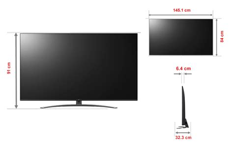 Kích thước tivi 65 inch là bao nhiêu Cách đổi inch sang cm