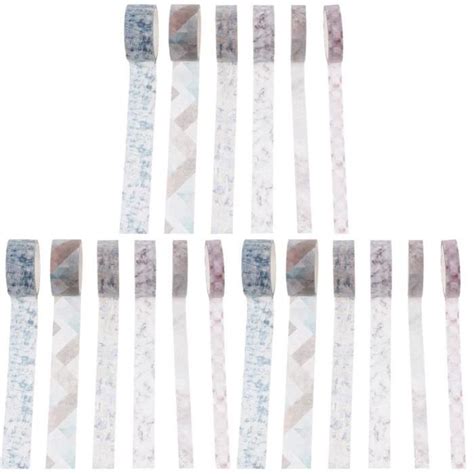 Artibetter 18 Rouleaux Washi Tape Pour L Artisanat D Art Washi