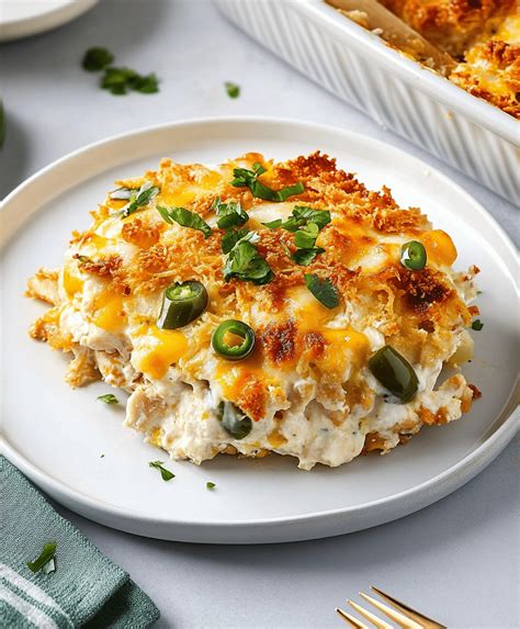 Jalapeno Popper Chicken Casserole Recipe